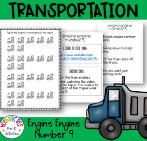 Engine Engine, Number 9 Printable - Made By Teachers