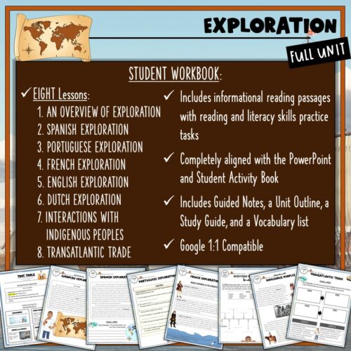European Exploration Unit- Reading Passages, Lapbook, PowerPoint, and ...