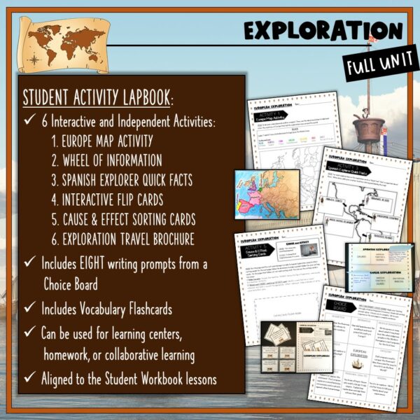 European Exploration Unit- Reading Passages, Lapbook, PowerPoint, and ...