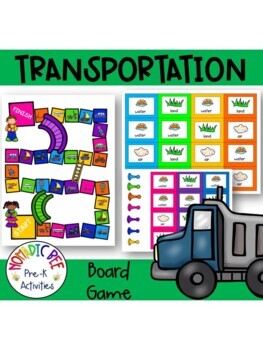 Land, Air or Water Transport Board Game | Made By Teachers