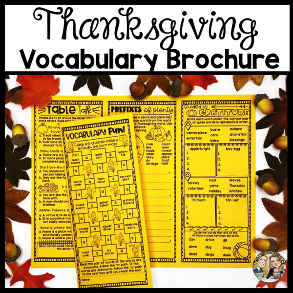 Thanksgiving Brochures | Made By Teachers