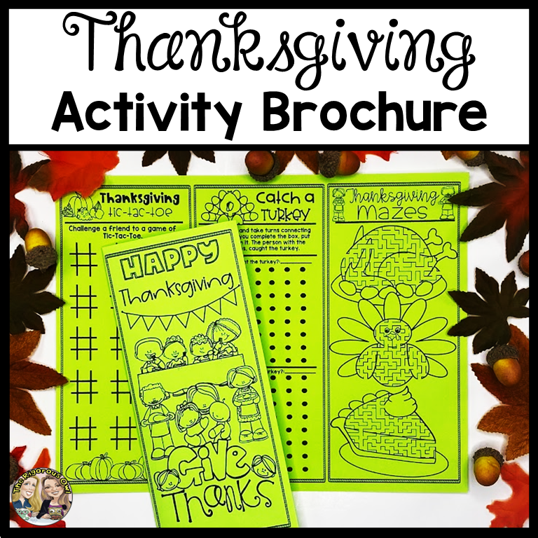 Thanksgiving Brochures | Made By Teachers