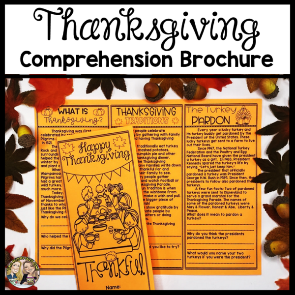 Thanksgiving Brochures | Made By Teachers
