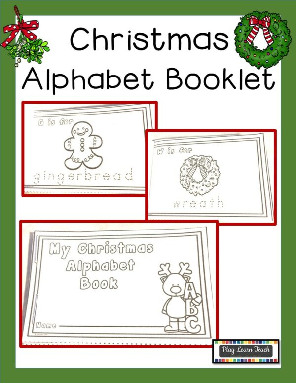 Alphabet Booklet Christmas | Made By Teachers
