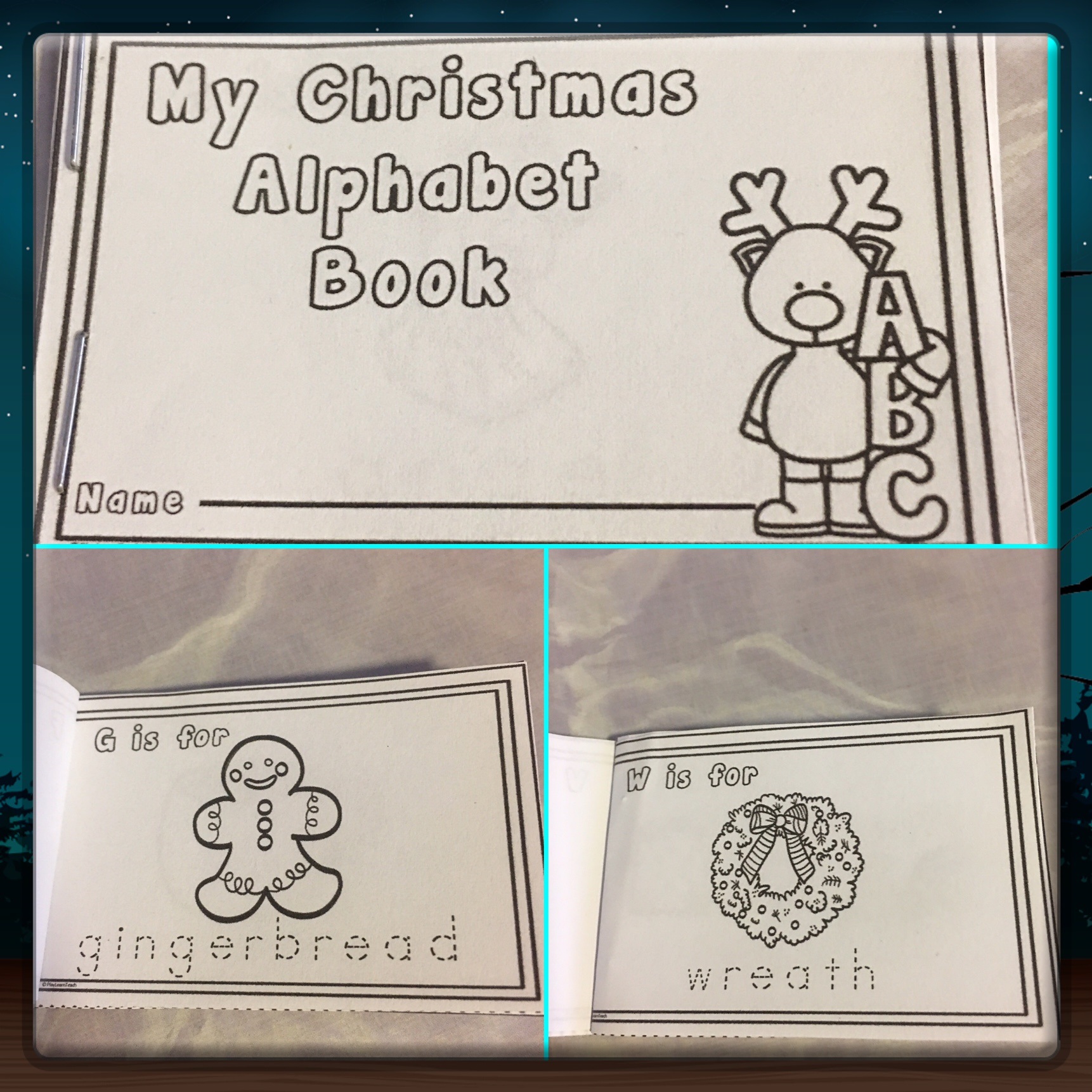 Alphabet Booklet Christmas | Made By Teachers