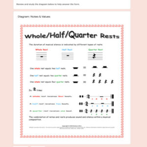 Google Classroom DIGITAL Lesson 11: Whole, Half, Quarter Rests and ...