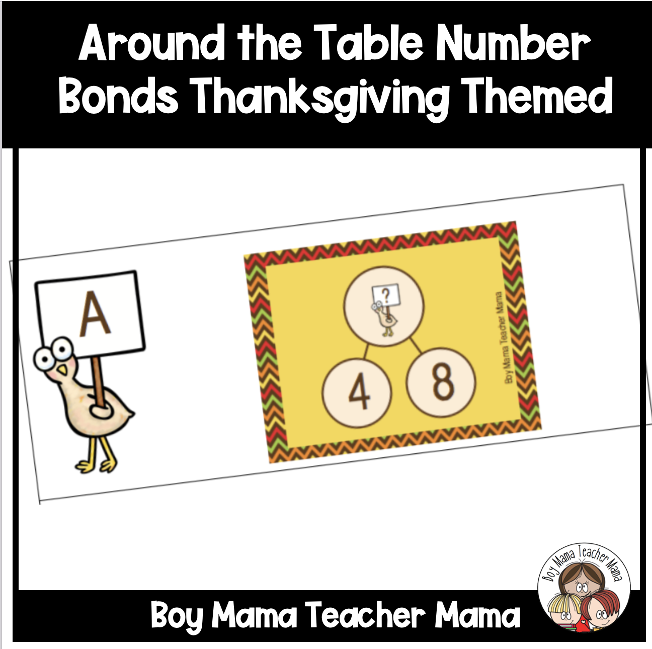 Around the Table: Thanksgiving Number Bond Activity | Made By Teachers
