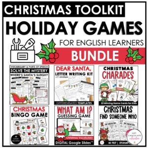 Christmas Games for ELL & ESL | Holiday Grammar & Vocabulary Games ...