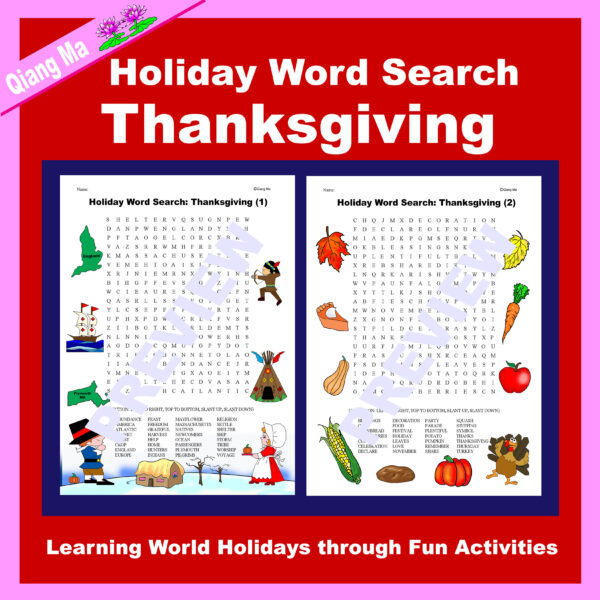 Holiday Word Search: Thanksgiving - Made By Teachers