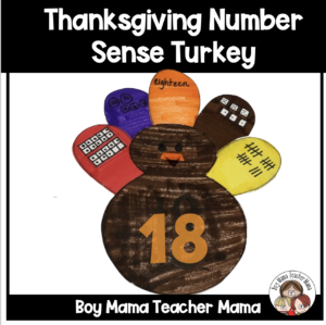 Thanksgiving Number Sense Turkey - Made By Teachers