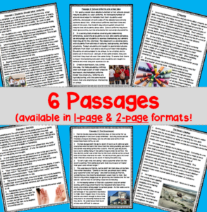 5th Grade ELA Practice State Test #1 - Made By Teachers