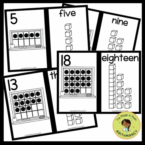 NUMBER FLASHCARDS PRINTABLE 1-20 FOR NUMBER SENSE PLACE VALU BLOCKS ...
