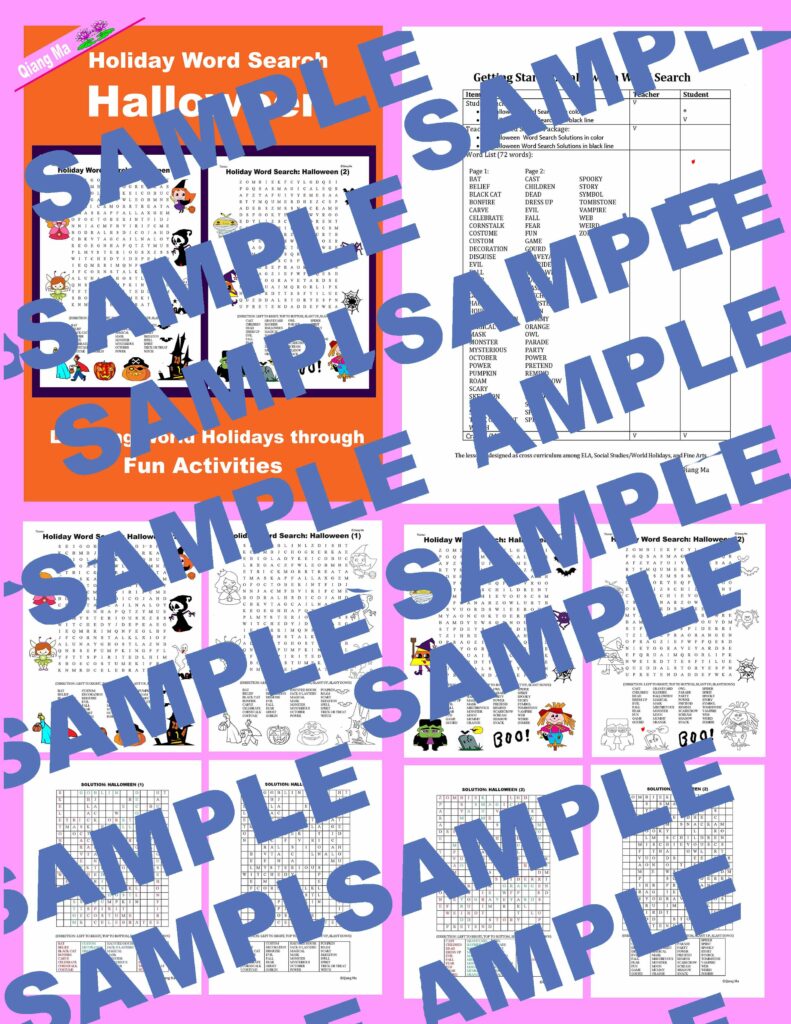 Holiday Word Search: Halloween | Made By Teachers