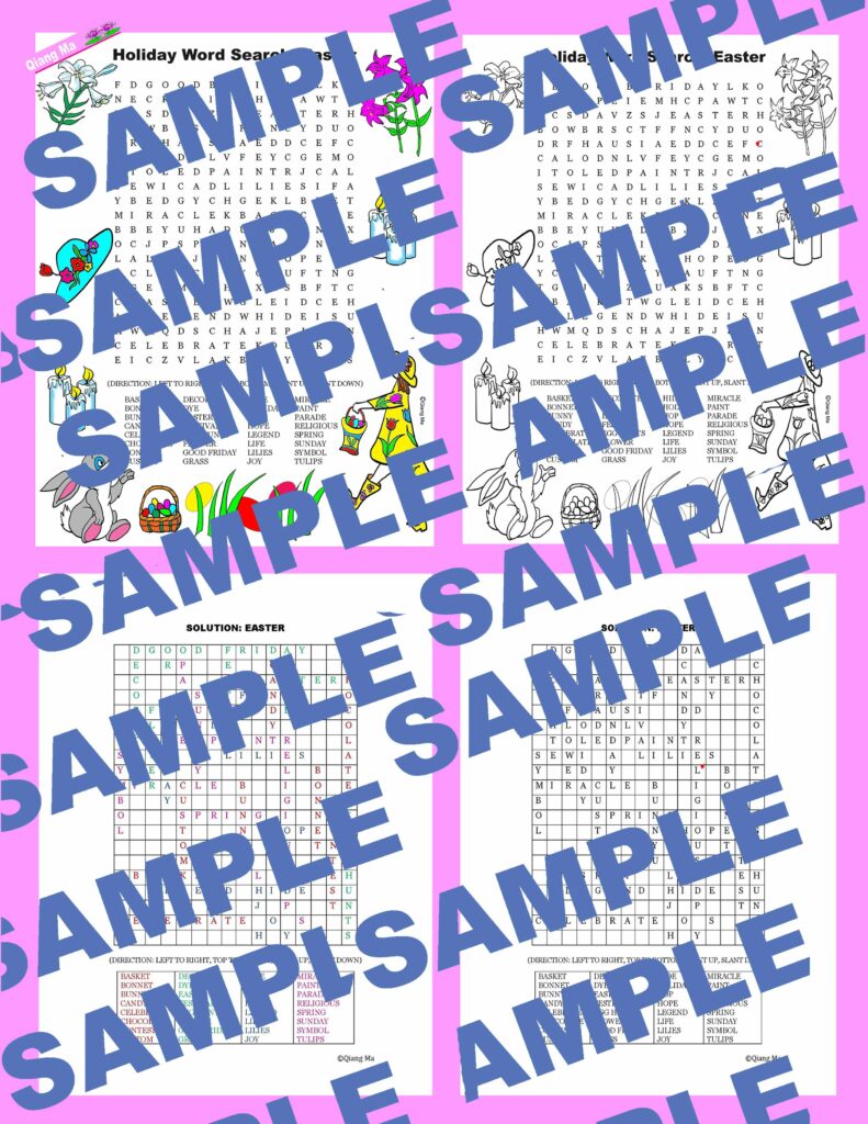 Holiday Word Search: Easter | Made By Teachers