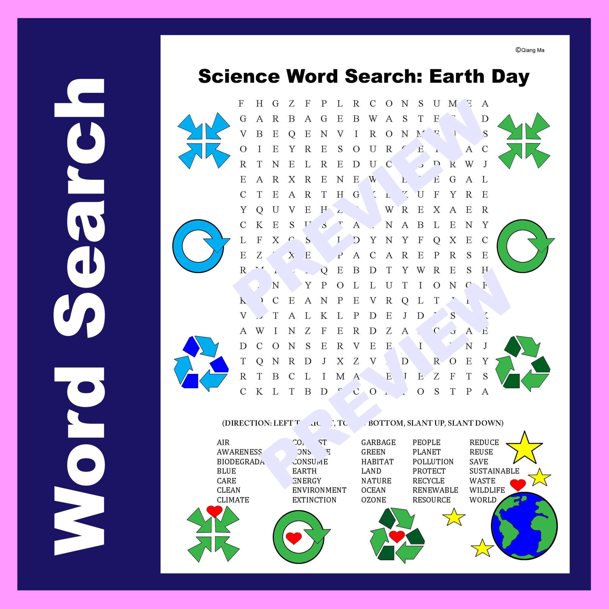 Holiday Word Search: Earth Day | Made By Teachers
