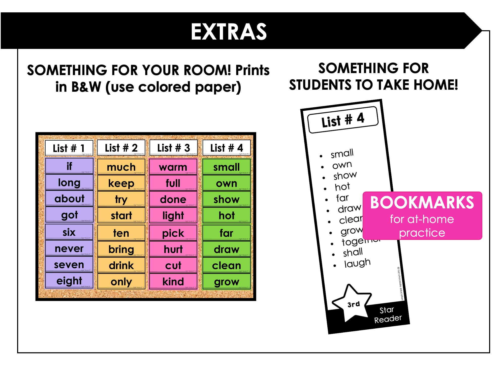 Sight Word Progress Reports - THIRD GRADE | Evaluation Template & Word ...