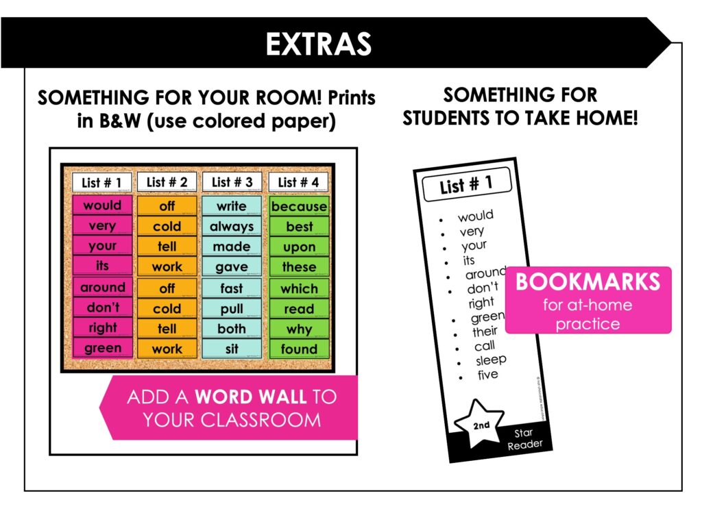 Sight Word Progress Reports - SECOND GRADE | Evaluation Template & Word ...