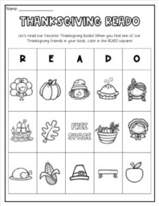 Thanksgiving Reading Scavenger Hunt & READO | Made By Teachers