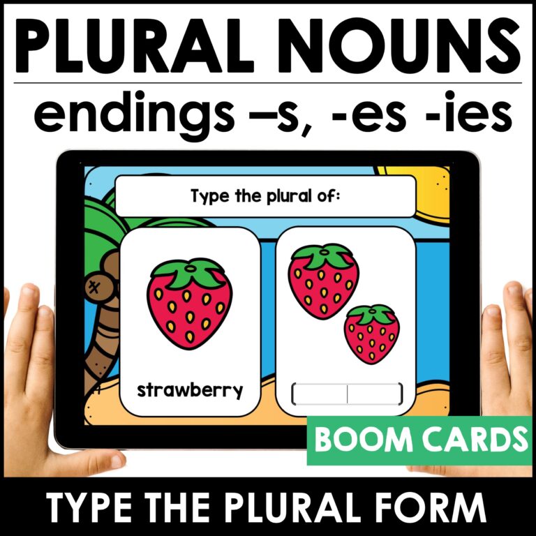Plural Nouns | Spelling Patterns -s, -es, -ies endings Digital Boom ...