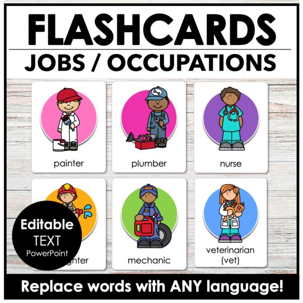 Jobs - Occupation - Career Flashcards | ESL Vocabulary Flash Cards ...