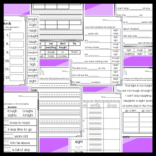 GH Worksheets: Sorts, Fill in the blank, and more | Made By Teachers