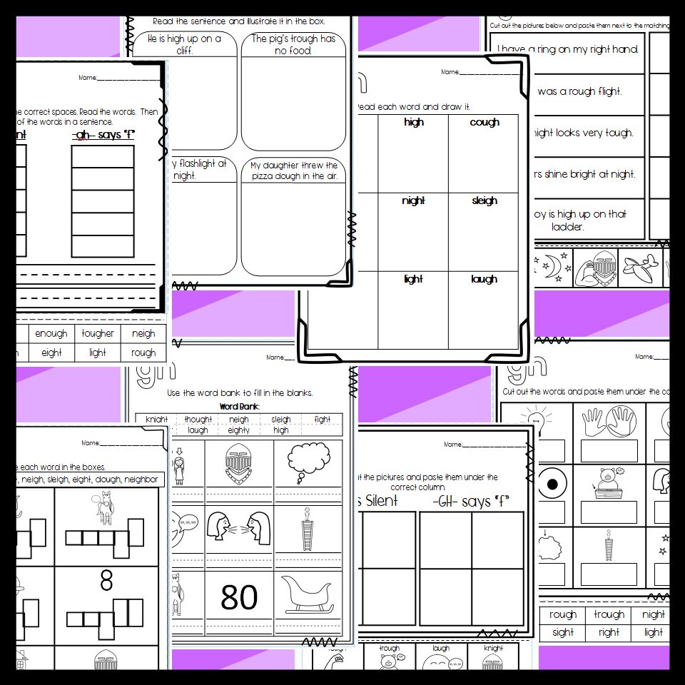 GH Worksheets: Sorts, Fill in the blank, and more | Made By Teachers