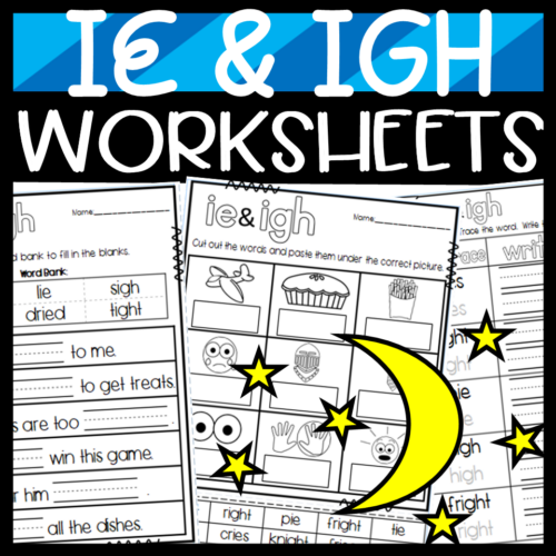 e and igh worksheets! Cut and Paste Sorts, Cloze, Writing, and more ...