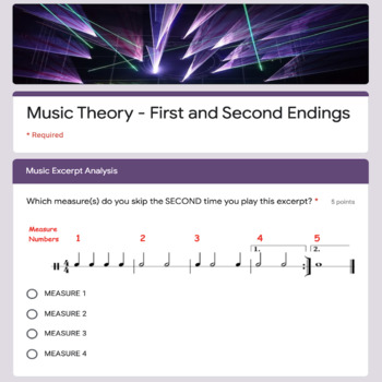 Google Classroom DIGITAL Music Theory Lesson 19: First and Second ...