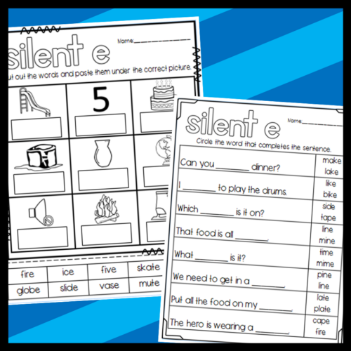 Long Vowel Silent E Worksheets | Made By Teachers