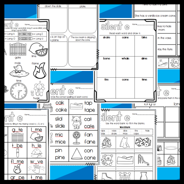 Long Vowel Silent E Worksheets - Made By Teachers