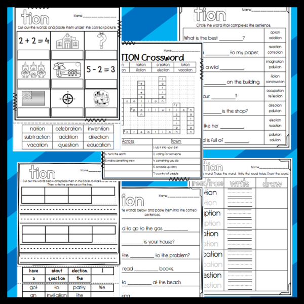 TION Worksheets - Made By Teachers