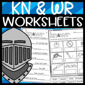 WR and KN Silent Letter Worksheets: Sorts, Read and Draw, Cloze, and ...