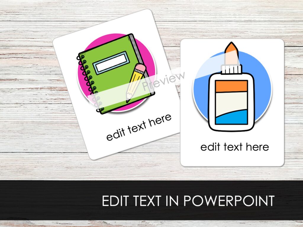 Back to School Vocabulary Flashcards for Newcomers - ELL ESL ELD School ...