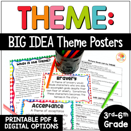 Teaching Theme Posters and Book List | Made By Teachers