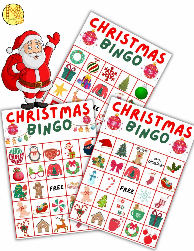Christmas & Winter Puzzle Pack-Christmas Bingo Cards, Wordsearch, Mazes ...