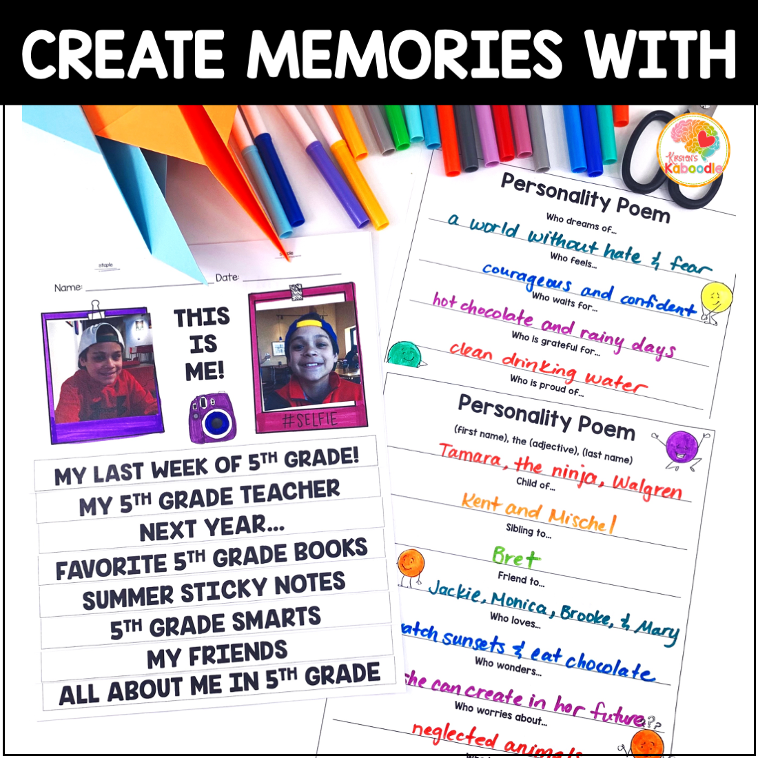 End of Year Last Week of School Activities for 5th Grade | Made By Teachers