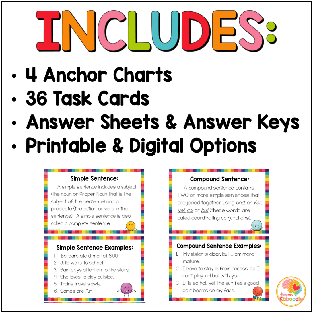 Formal and Informal Language Anchor Charts, Task Cards, and Activities ...