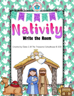 Christmas Nativity Write the Room | Made By Teachers