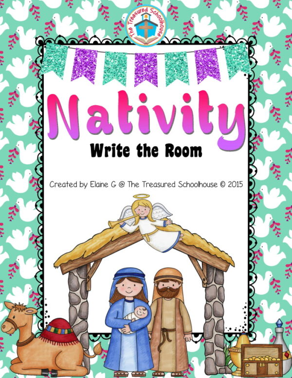 Christmas Nativity Write the Room | Made By Teachers