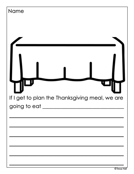 Thanksgiving Writing Prompts | Made By Teachers