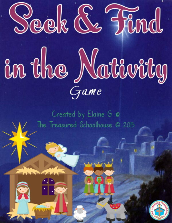 Seek and Find in the Christmas Nativity Game | Made By Teachers