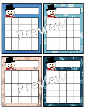 Snowman Reward Sticker Charts | Made By Teachers