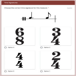 Google Classroom DIGITAL Music Theory Lesson 24 TEST UNIT 6 - Self ...