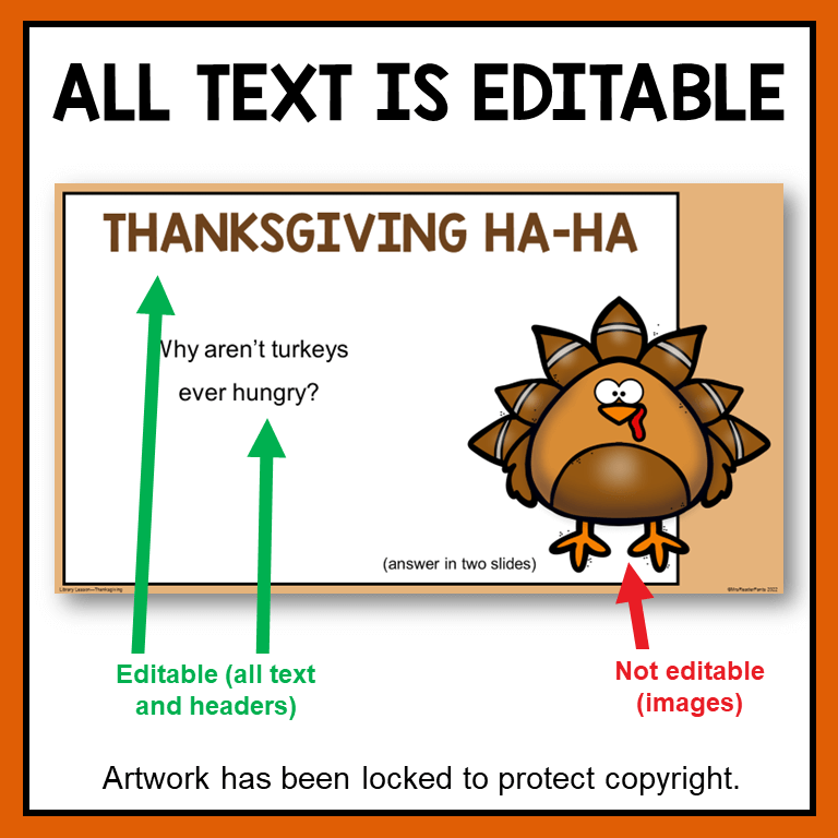 Thanksgiving Library Lesson - Elementary Library Lesson - Around the ...