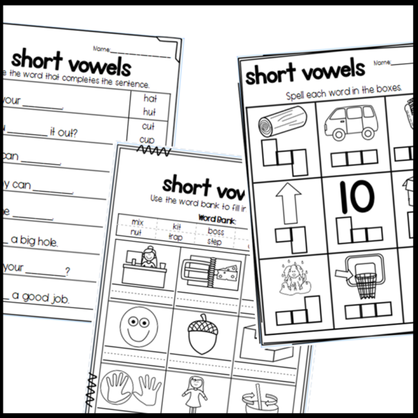 Short Vowel Worksheets | Made By Teachers