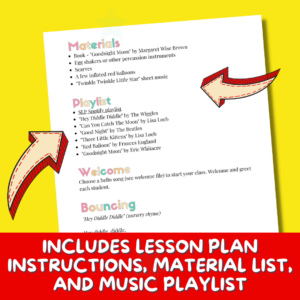 Preschool Music Lesson Plan | Goodnight Moon | Music and Movement ...