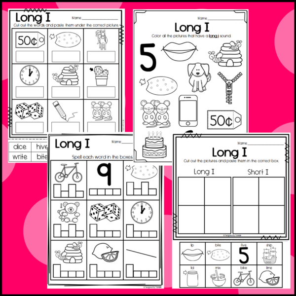 Long I, Silent E Worksheets | Made By Teachers