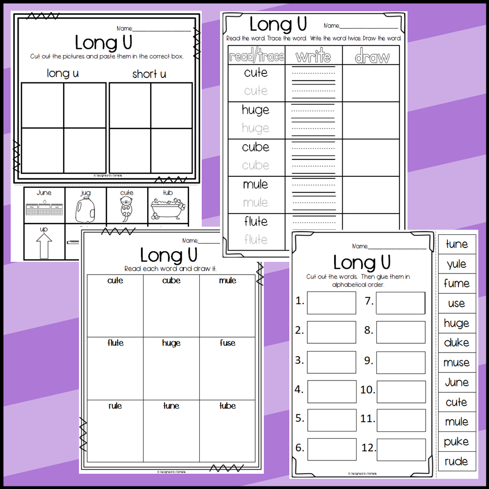 Long U, Silent E Worksheets | Made By Teachers