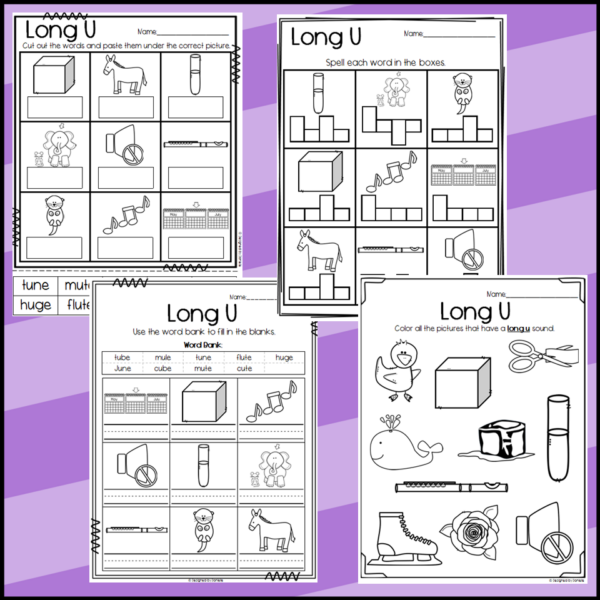 Long U, Silent E Worksheets | Made By Teachers