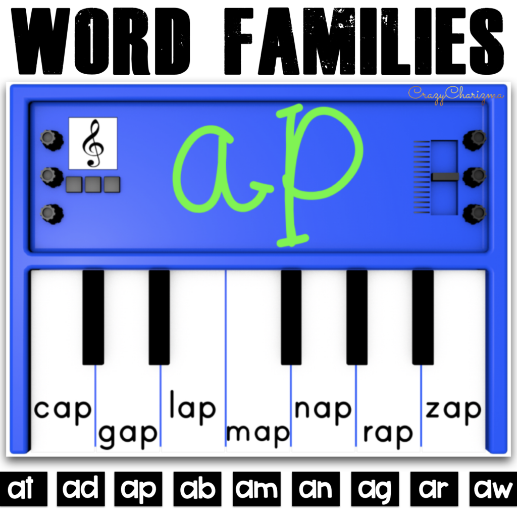 Shot Vowels CVC Words A Word Families Practice | Made By Teachers